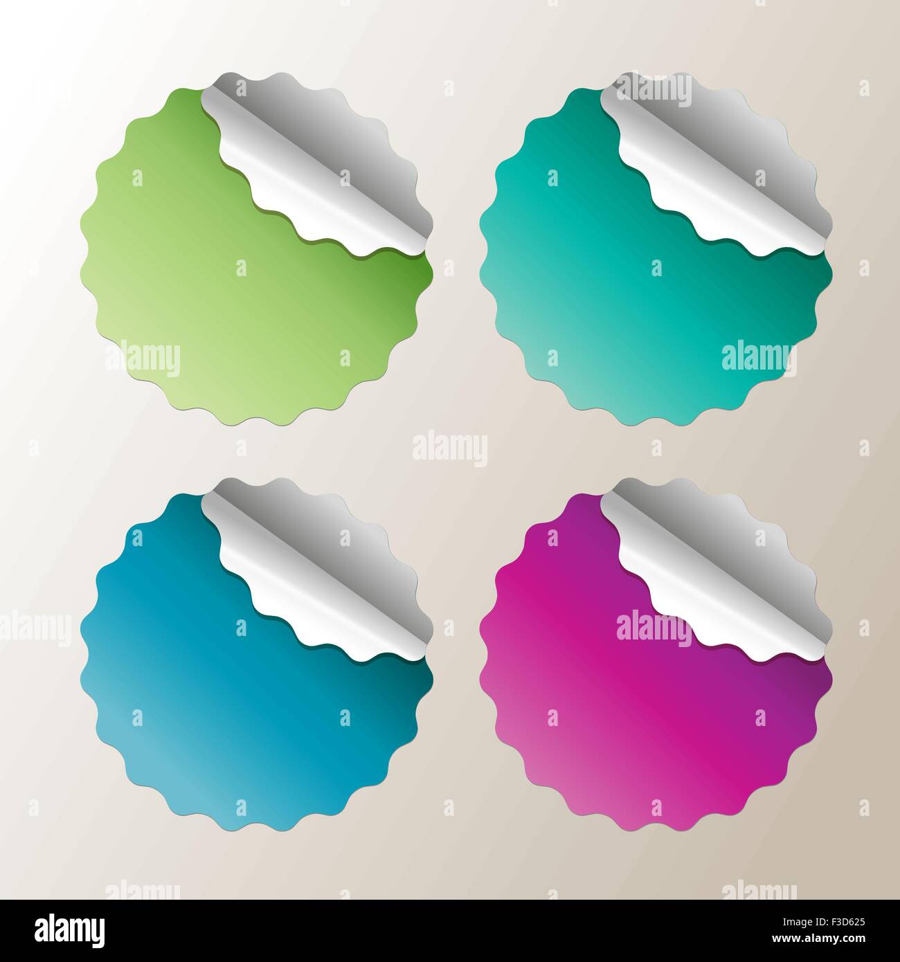 Yes stickers Stock Vector Images - Alamy