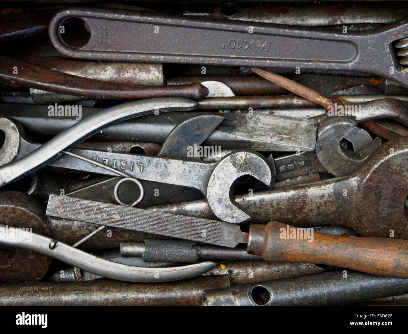 Old spanners hi-res stock photography and images - Alamy
