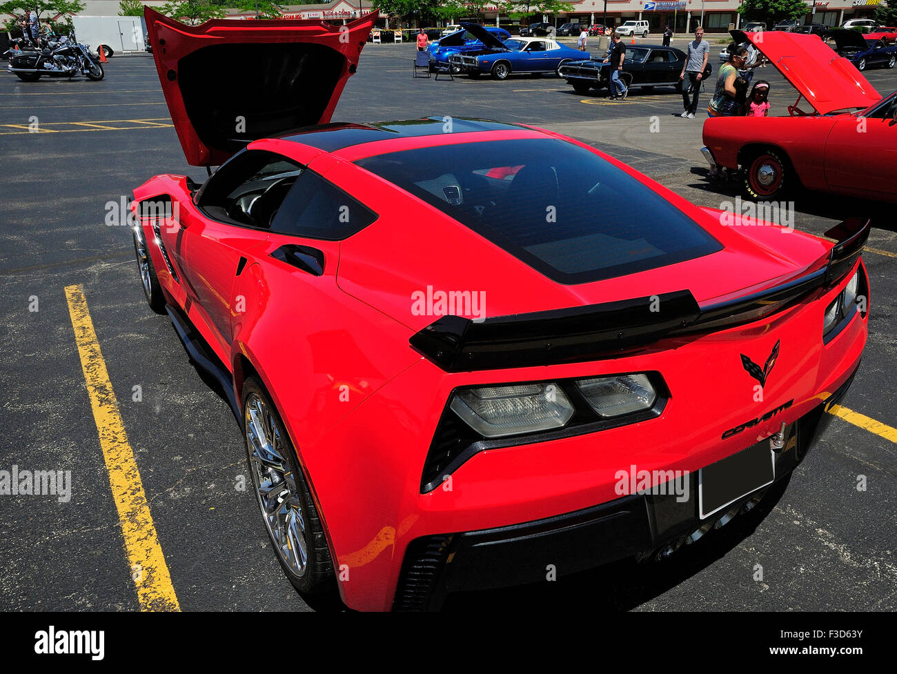 Red chevrolet corvette z06 hi-res stock photography and images - Alamy