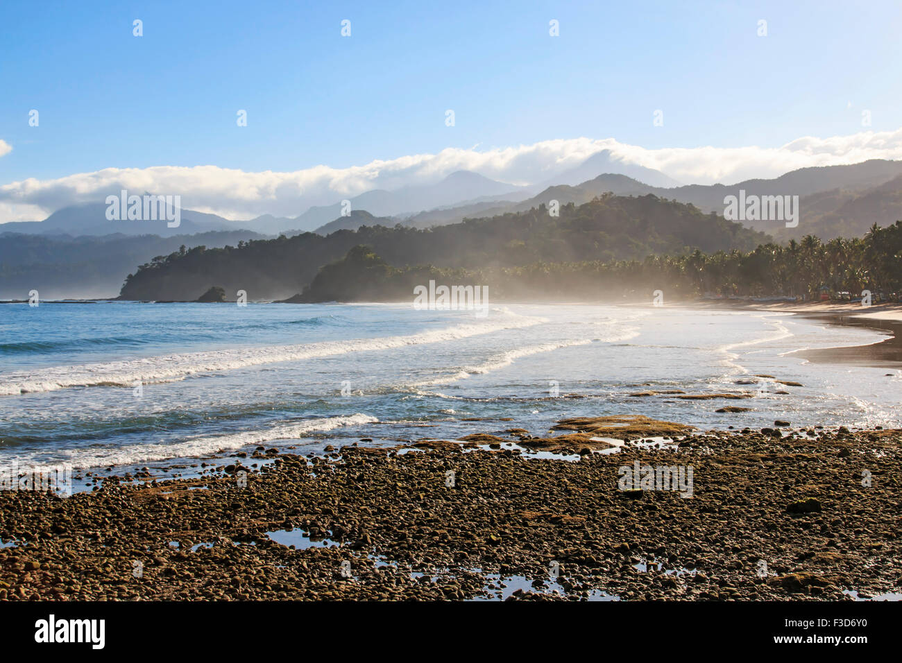 Palawan beach, by the Undergorund River, Philippines Stock Photo - Alamy