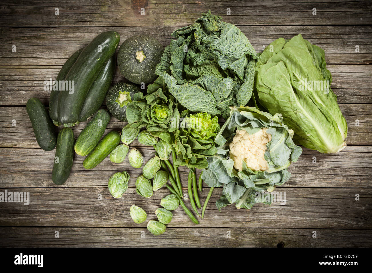 Assortment of green vegetables Stock Photo - Alamy