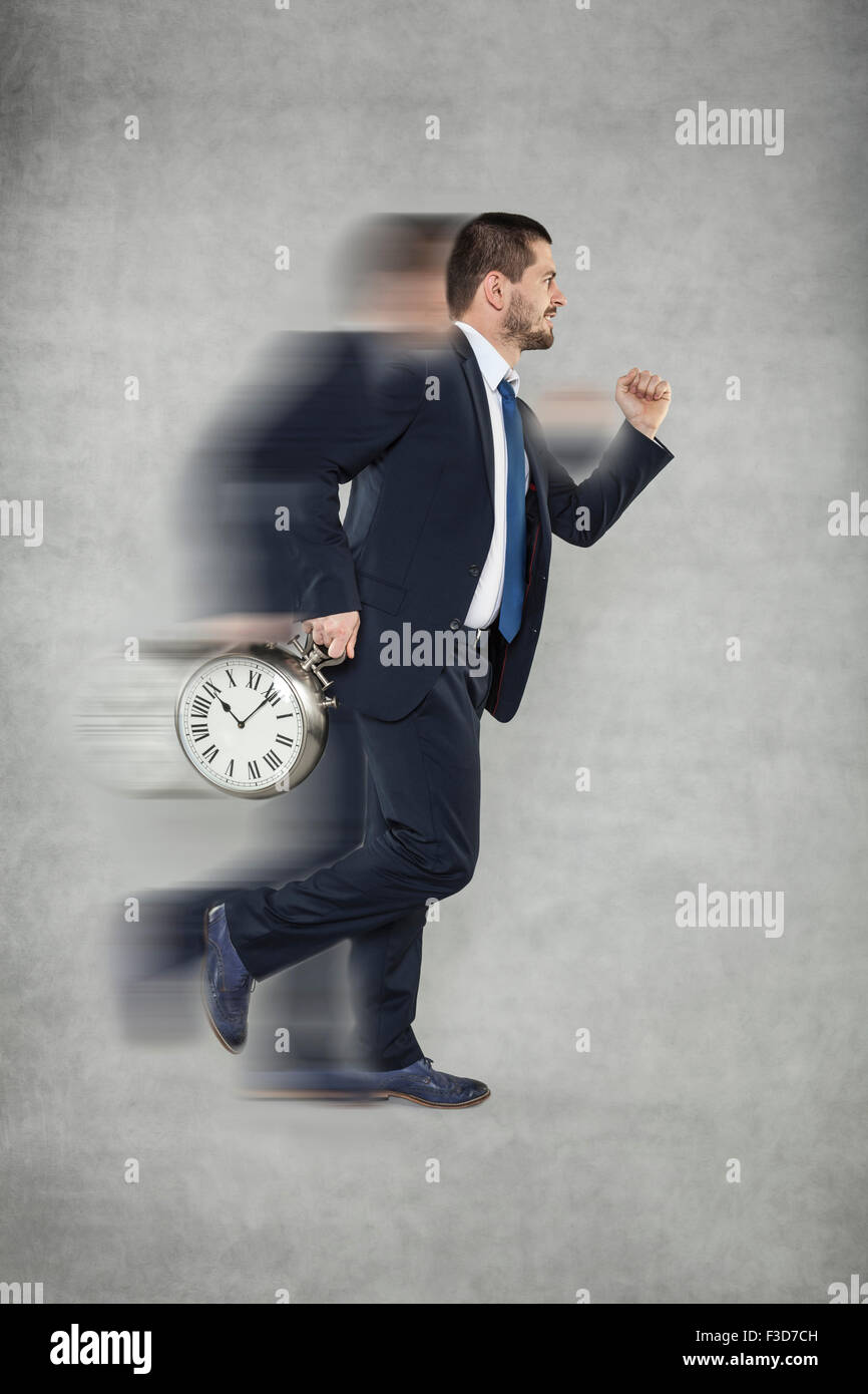 Sped in business, time running Stock Photo - Alamy