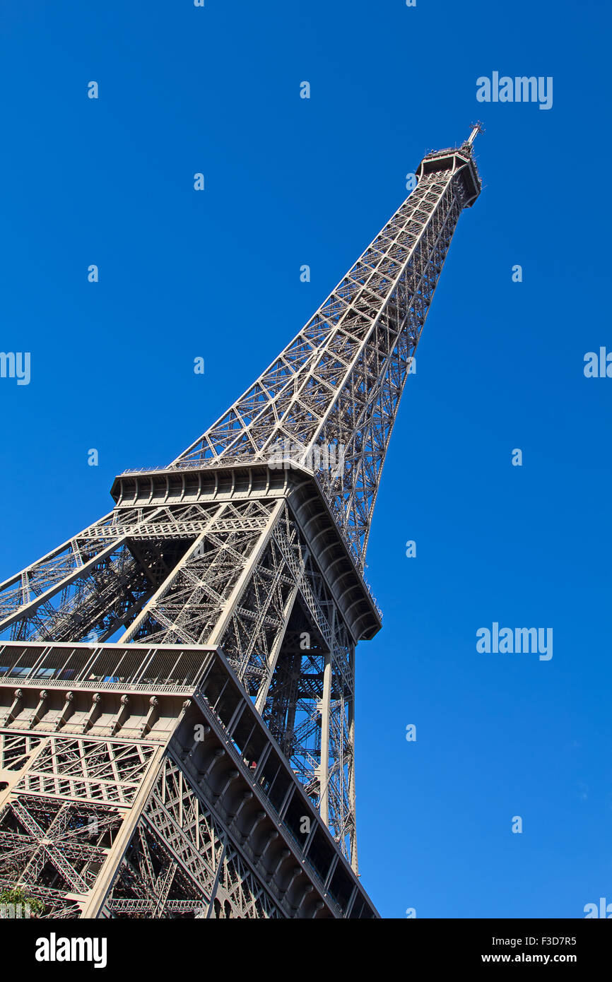 Eiffel tower - one the main symbols of Paris Stock Photo - Alamy