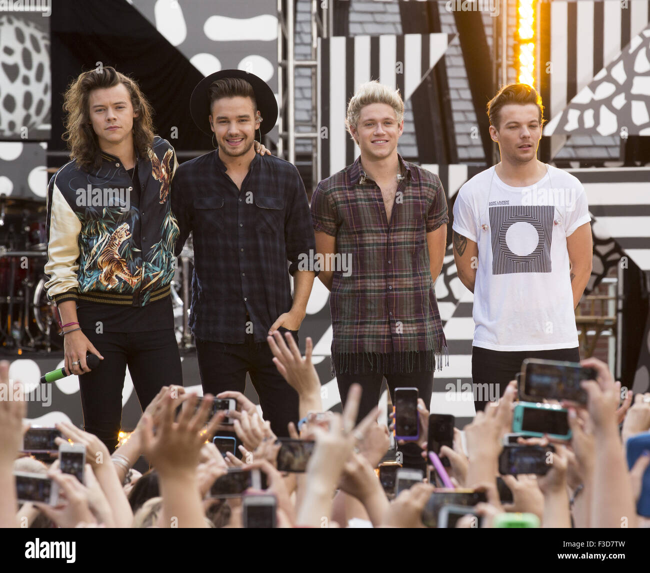One Direction on 'Good Morning America' Featuring: Harry Styles, Liam ...