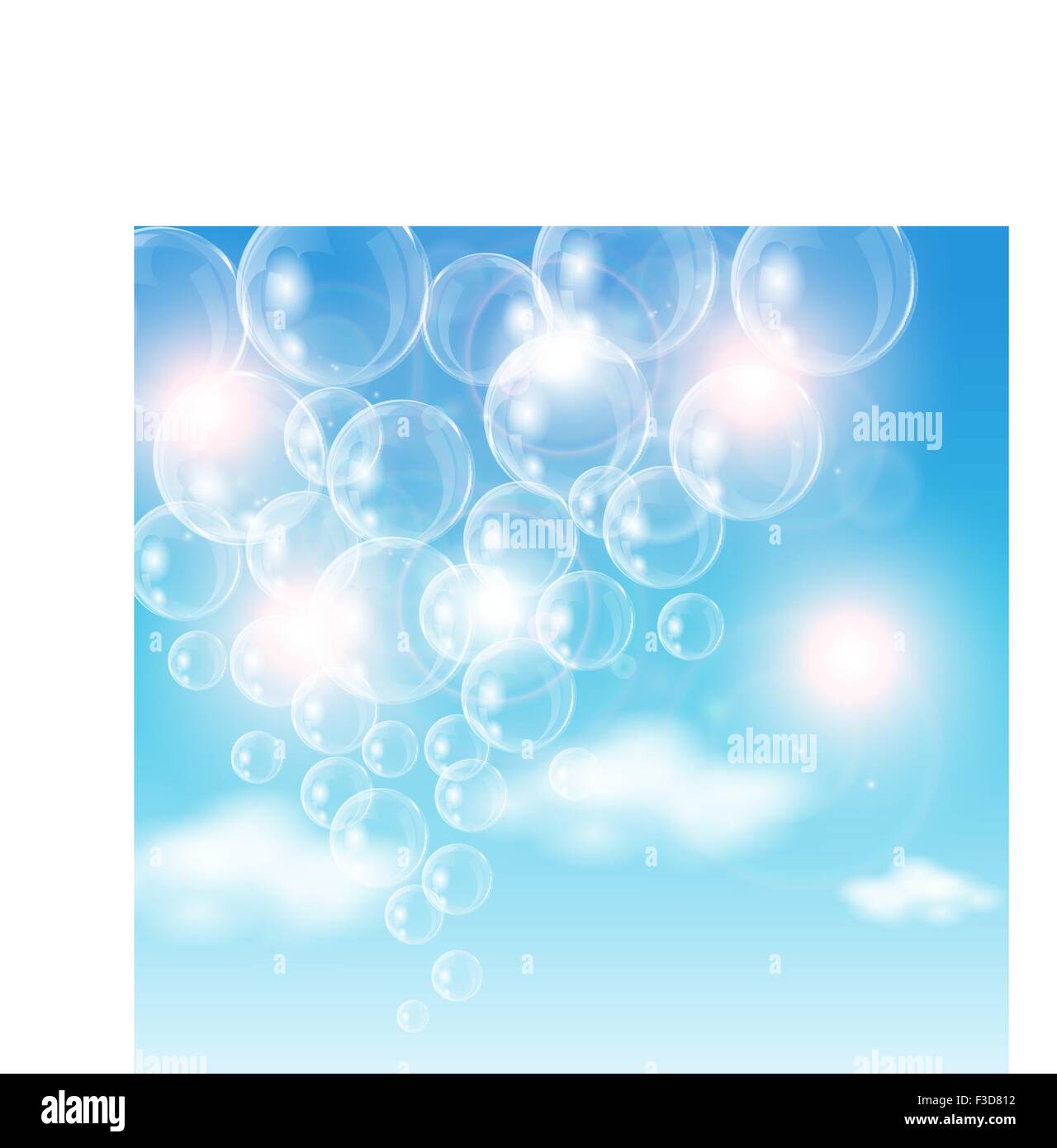 Flying in breeze Stock Vector Images - Alamy