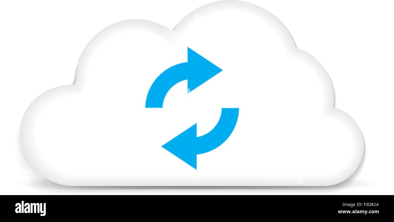 This image is a vector file representing a internet cloud backup concept Stock Vector Image ...