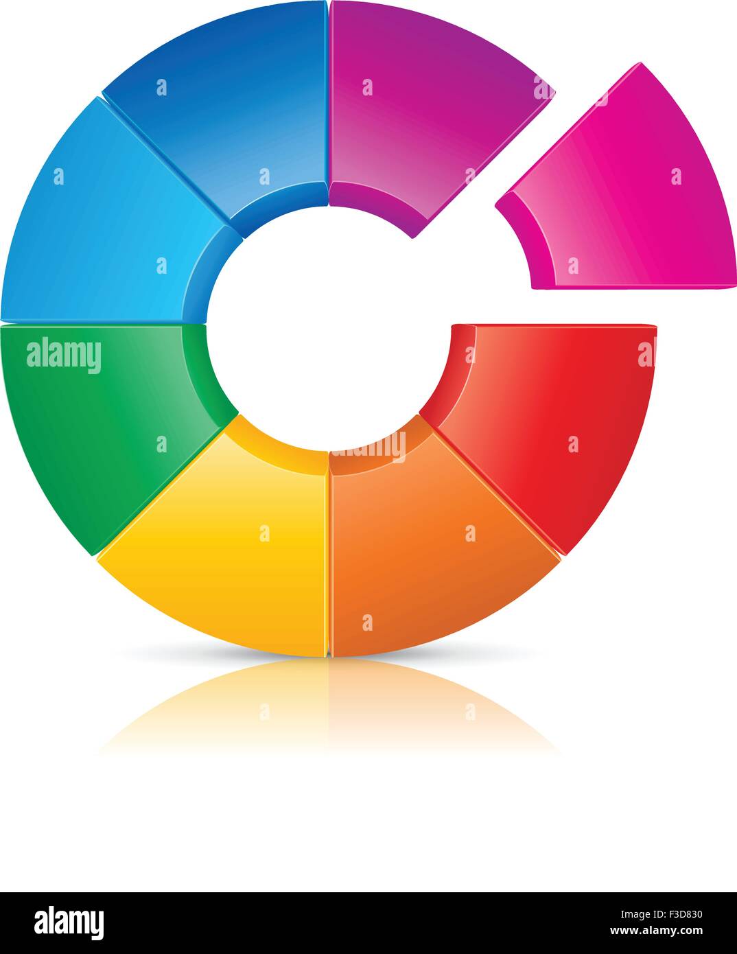 This image is a vector file representing a Colorful Wheel concept Stock ...