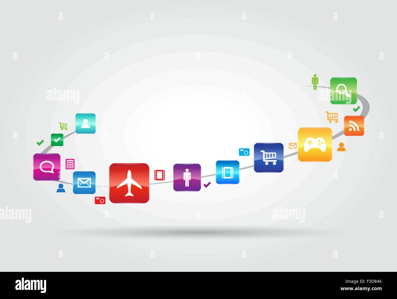 This image is a vector file representing a design internet apps concept Stock Vector Image & Art ...