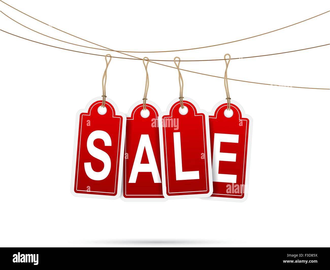 This image is a vector file representing a collection of sale price ...