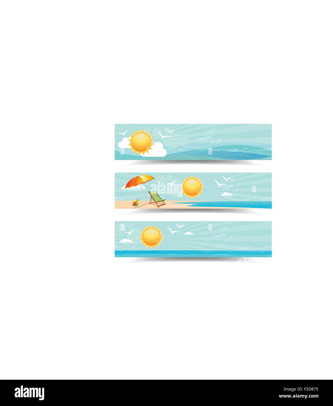 Beach banner hi-res stock photography and images - Alamy