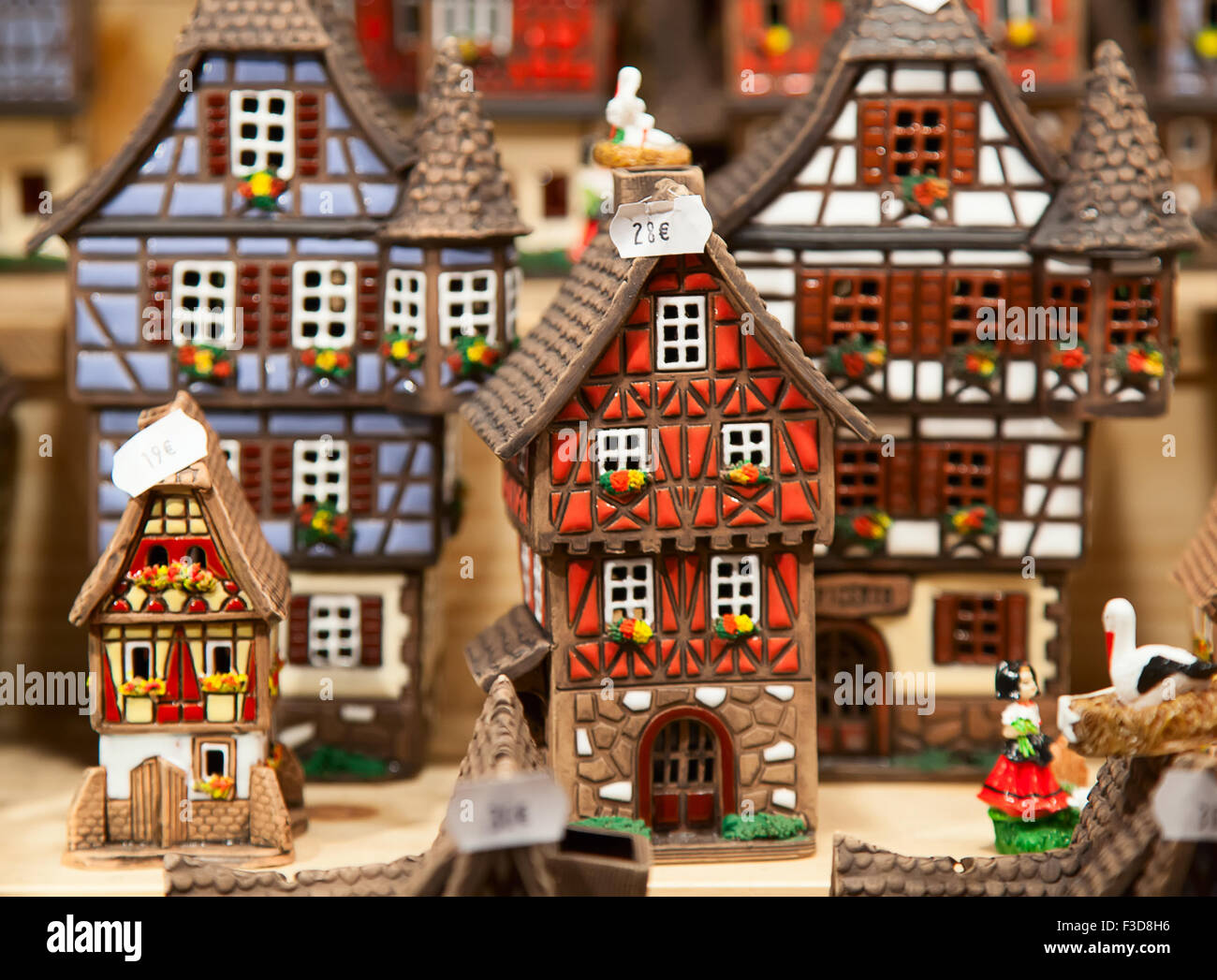 Colorful Christmas market in Strasbourg, Alsace, France Stock Photo - Alamy