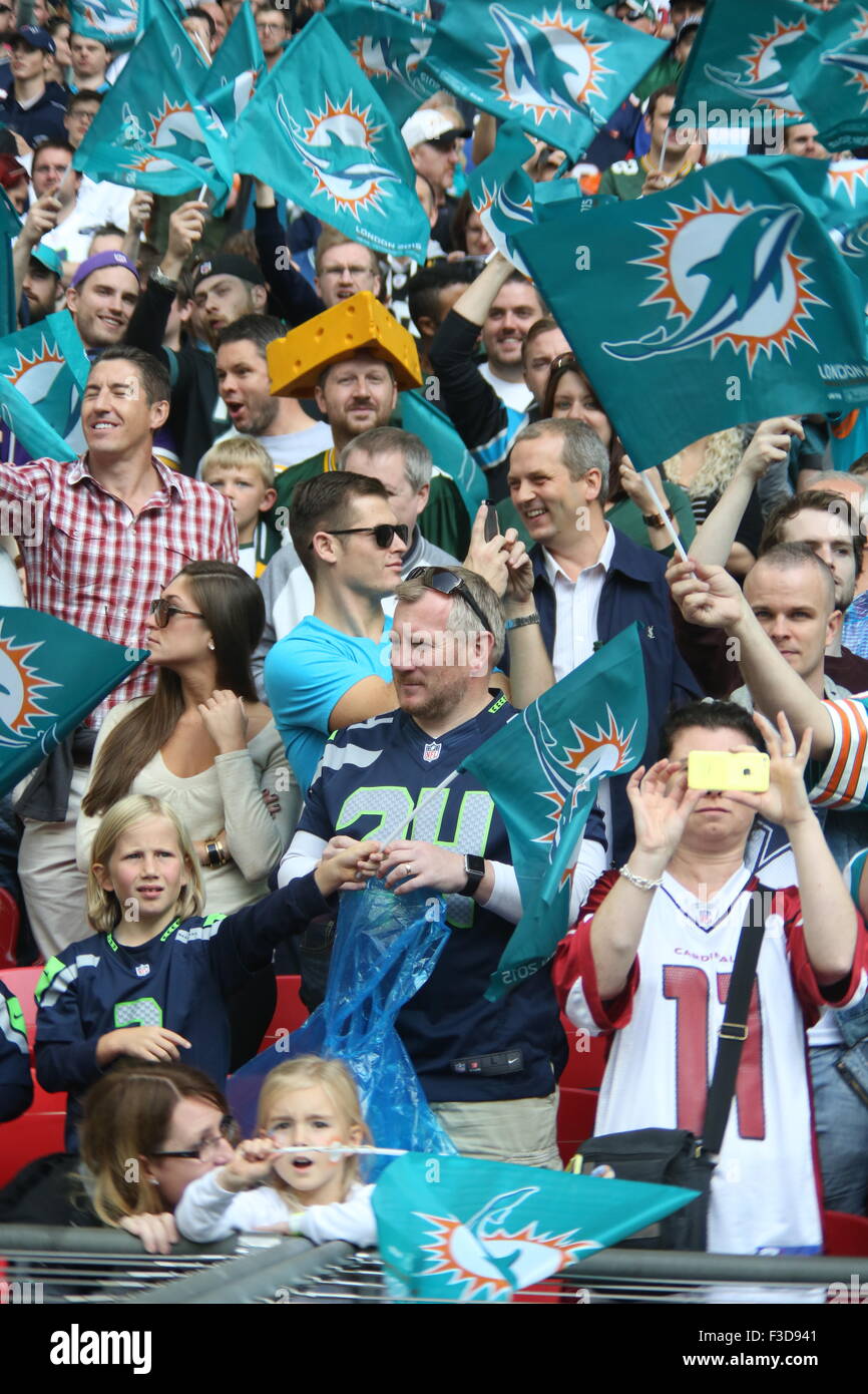 London, UK. 4th October, 2015. during the New York Jets International ...