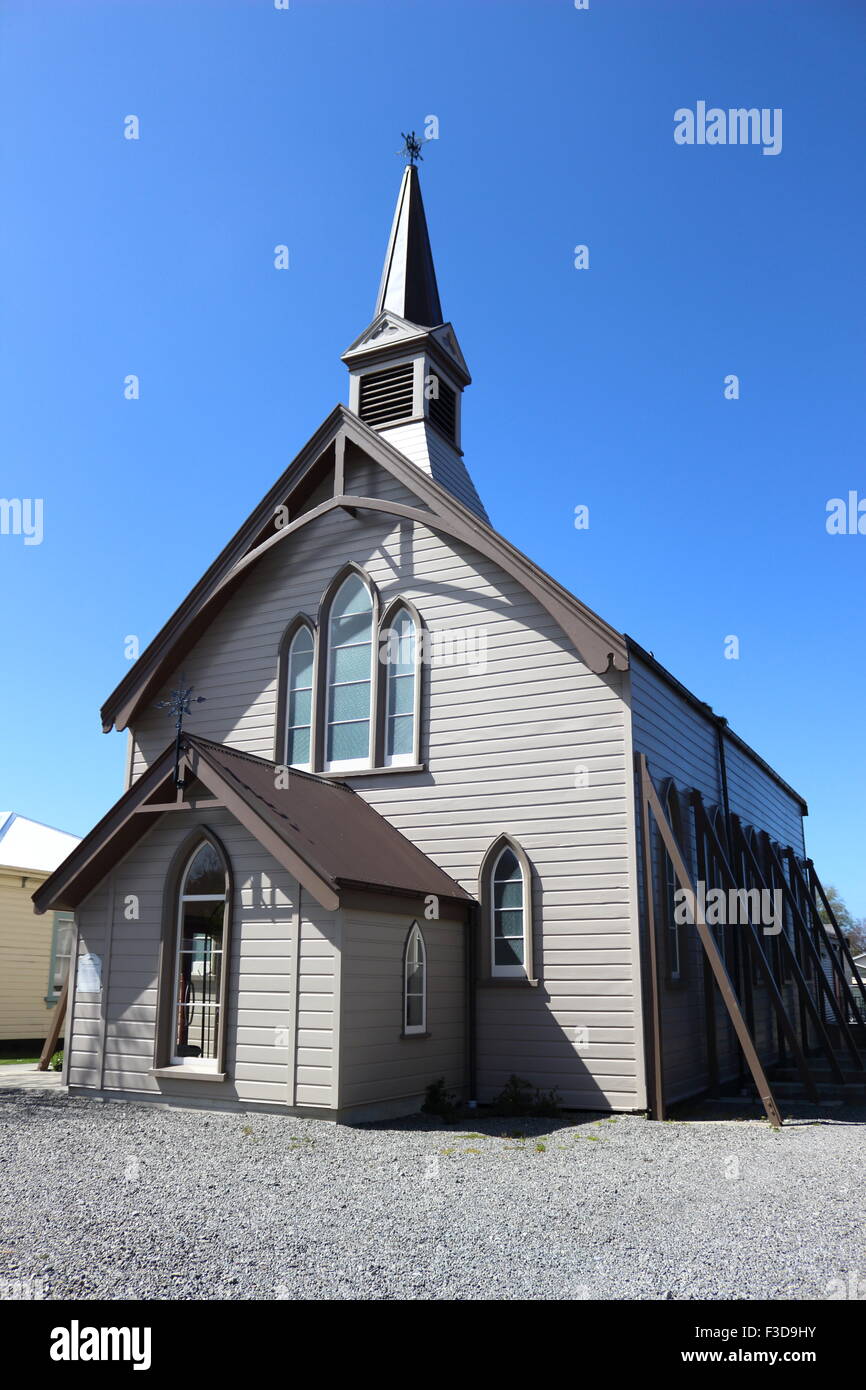 Small Gray Church, Greytown, New Zealand Stock Photo - Alamy