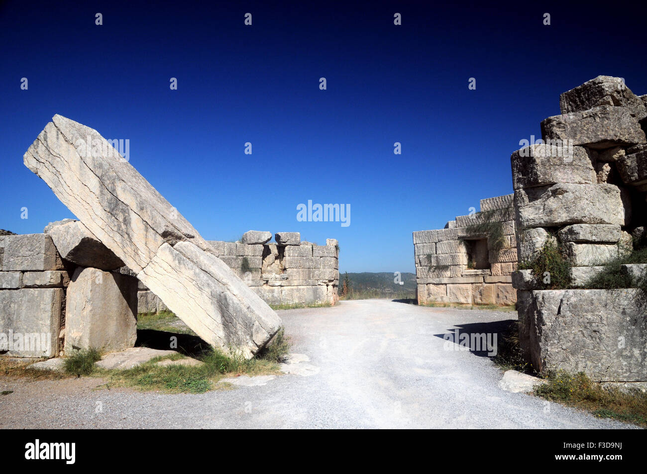 The Arcadian Gate, the best preserved of the four original gateways ...