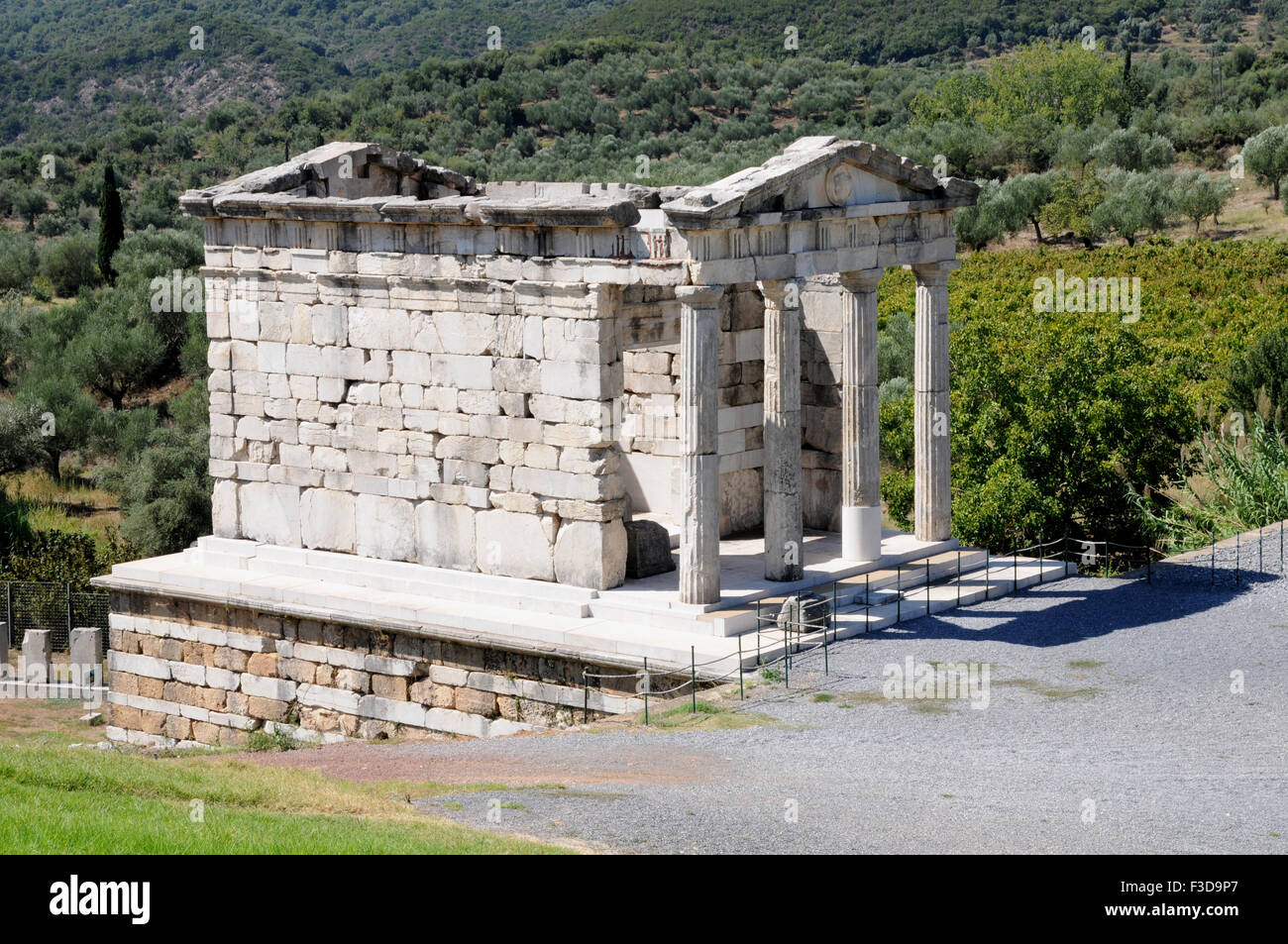 The Heroon/Mausoleum at Ancient Messene. The Mausoleum stands at the ...