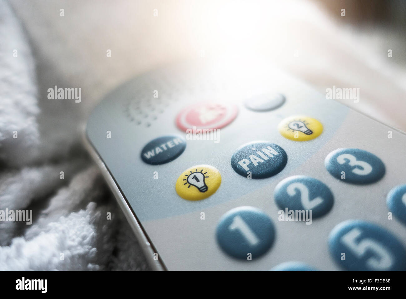 Hospital remote control Stock Photo - Alamy