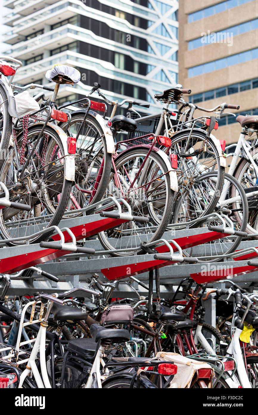 Bikes parking lot hi-res stock photography and images - Alamy