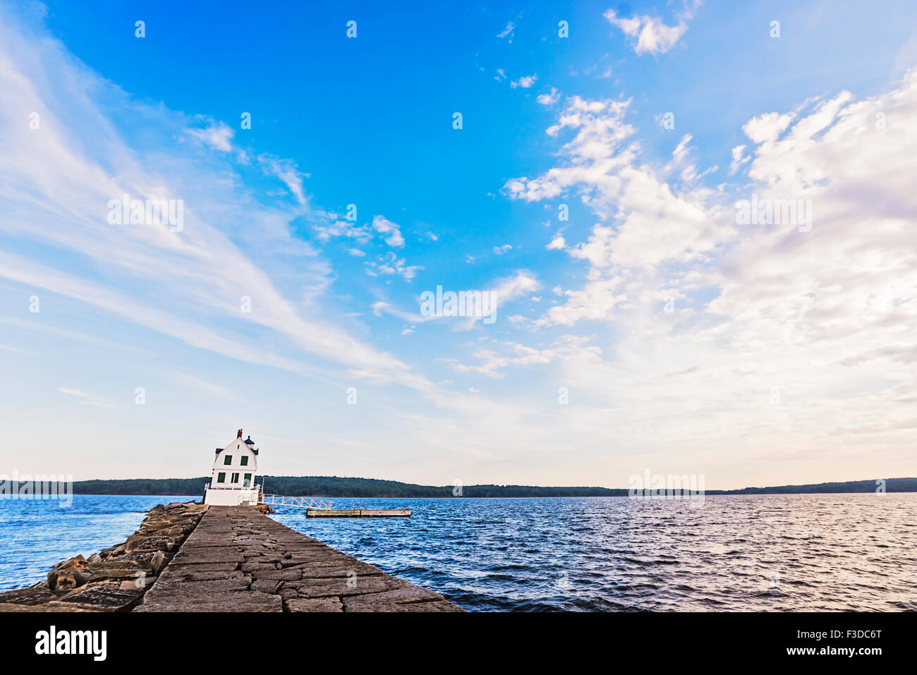 Rockland breakwater lighthouse hi-res stock photography and images - Alamy