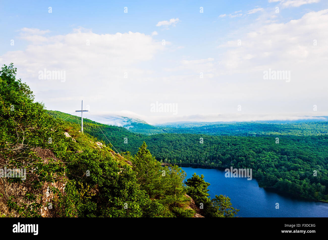 Cross on Maiden's Cliff Stock Photo - Alamy