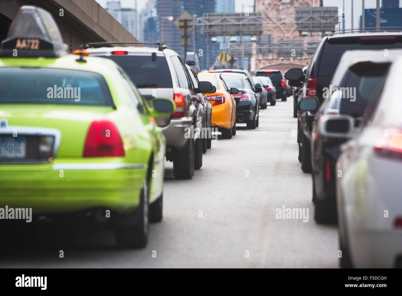Cars in traffic jam Stock Photo - Alamy