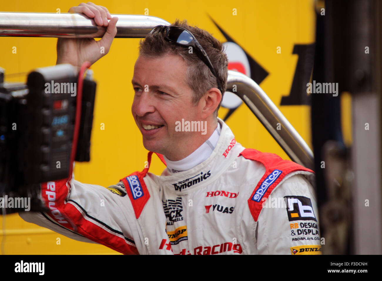 Matt Neal Honda Yuasa Racing BTCC at Snetterton 2012 Stock Photo - Alamy