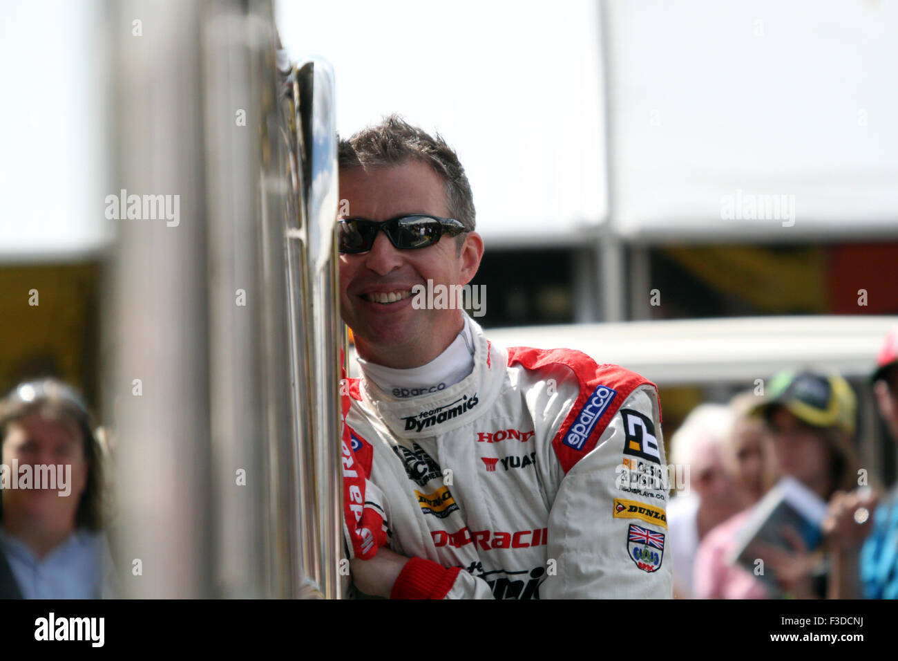 Matt Neal Honda Yuasa Racing BTCC at Snetterton 2012 Stock Photo - Alamy