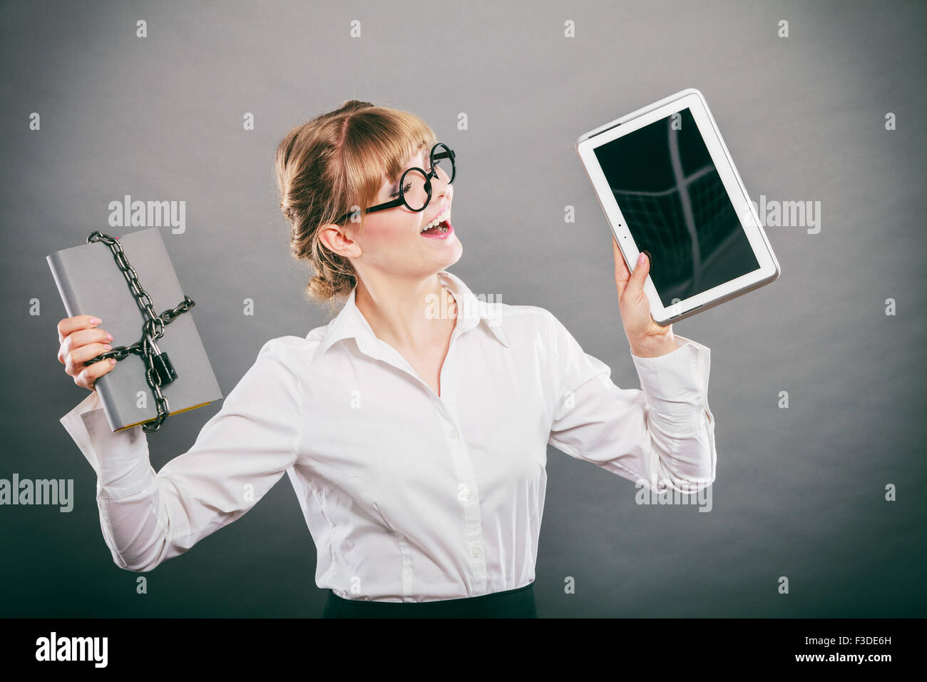 Chained woman hi-res stock photography and images - Alamy