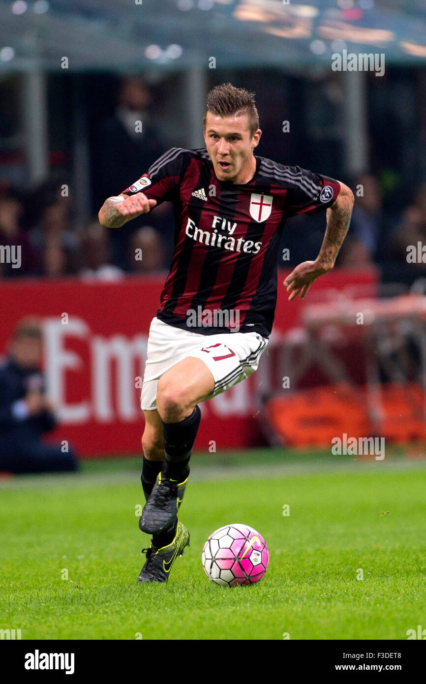 Milano Italy. 4th Oct, 2015. Juraj Kucka (Milan), OCTOBER 4, 2015 ...