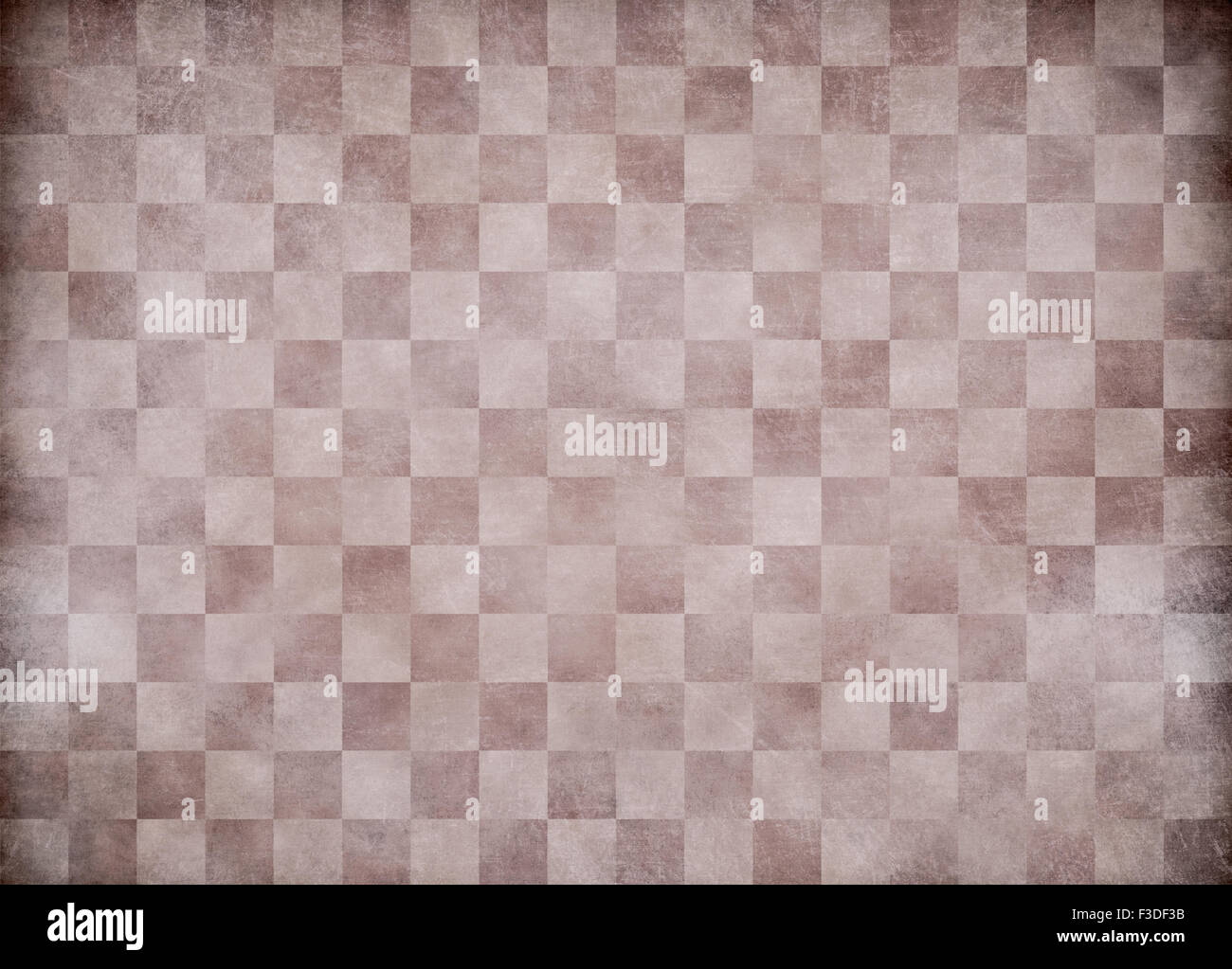 Beige old checkered paper background Stock Photo - Alamy