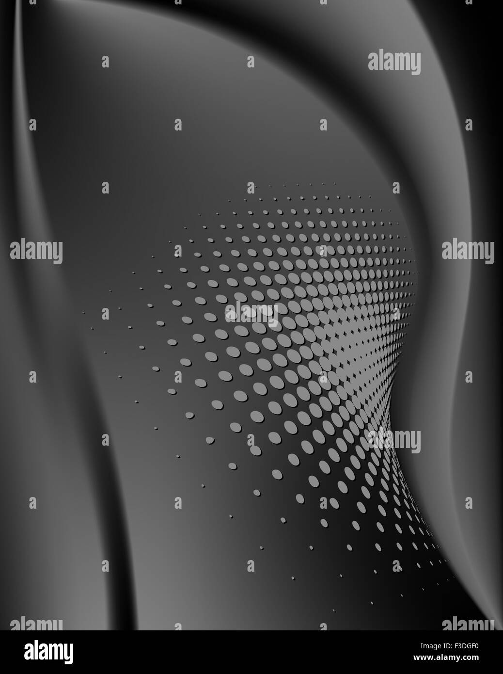 Background Composition, Web Template (Halftone) Vector Art Stock Vector ...