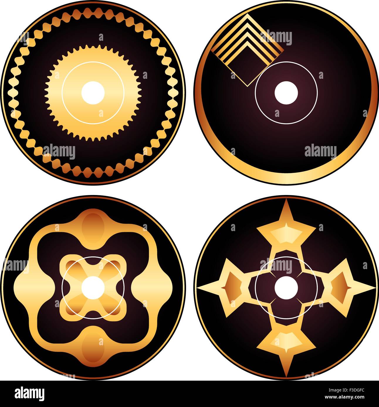 Cd - Dvd Label Design Template Vector Art Stock Vector Image & Art - Alamy