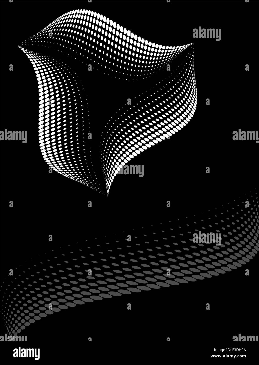 Background Composition, Web Template (Halftone) Vector Art Stock Vector ...