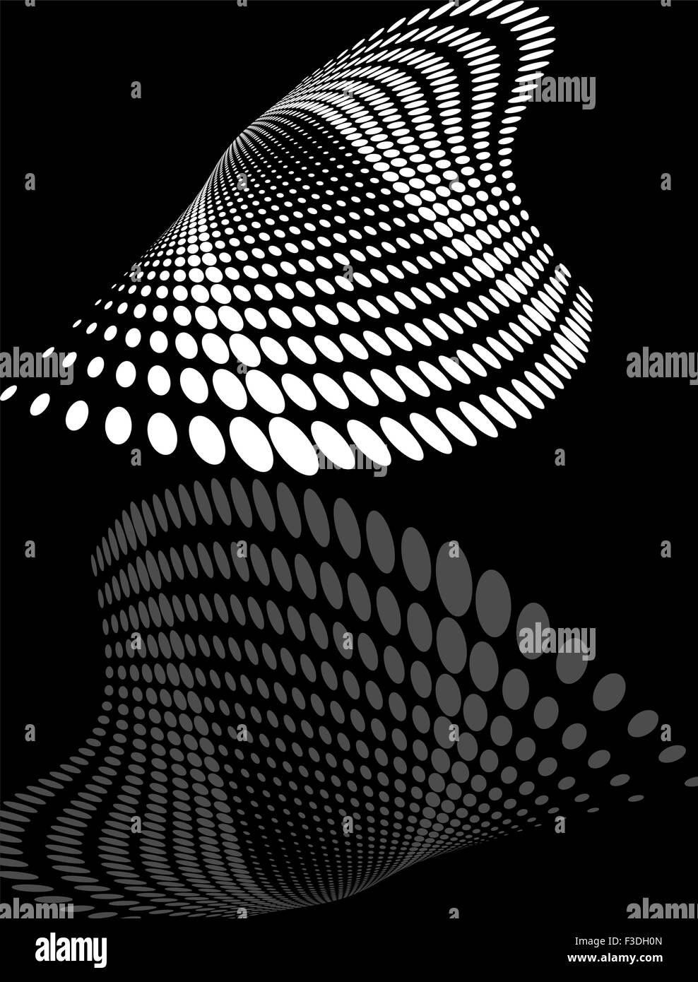 Background Composition, Web Template (Halftone) Vector Art Stock Vector ...