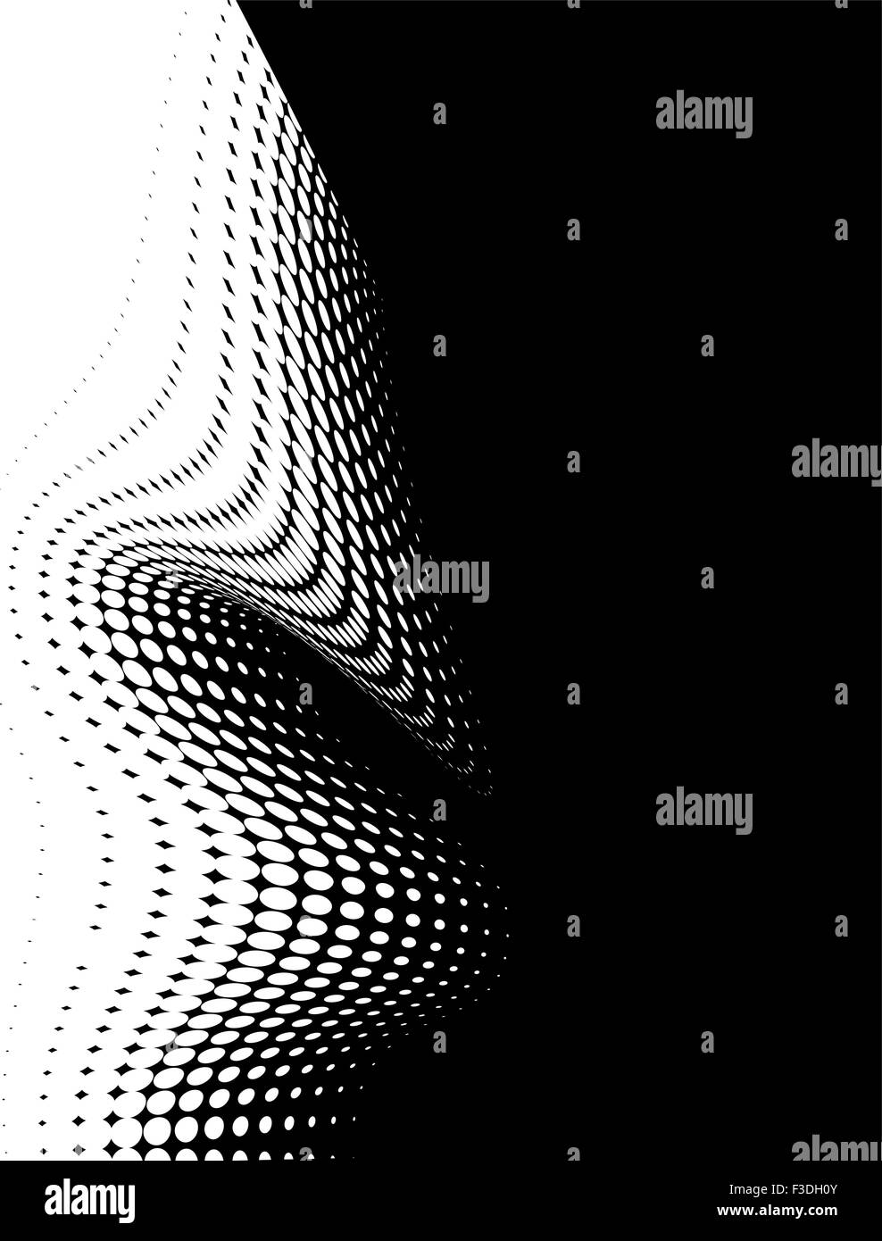 Background Composition, Web Template (Halftone) Vector Art Stock Vector ...