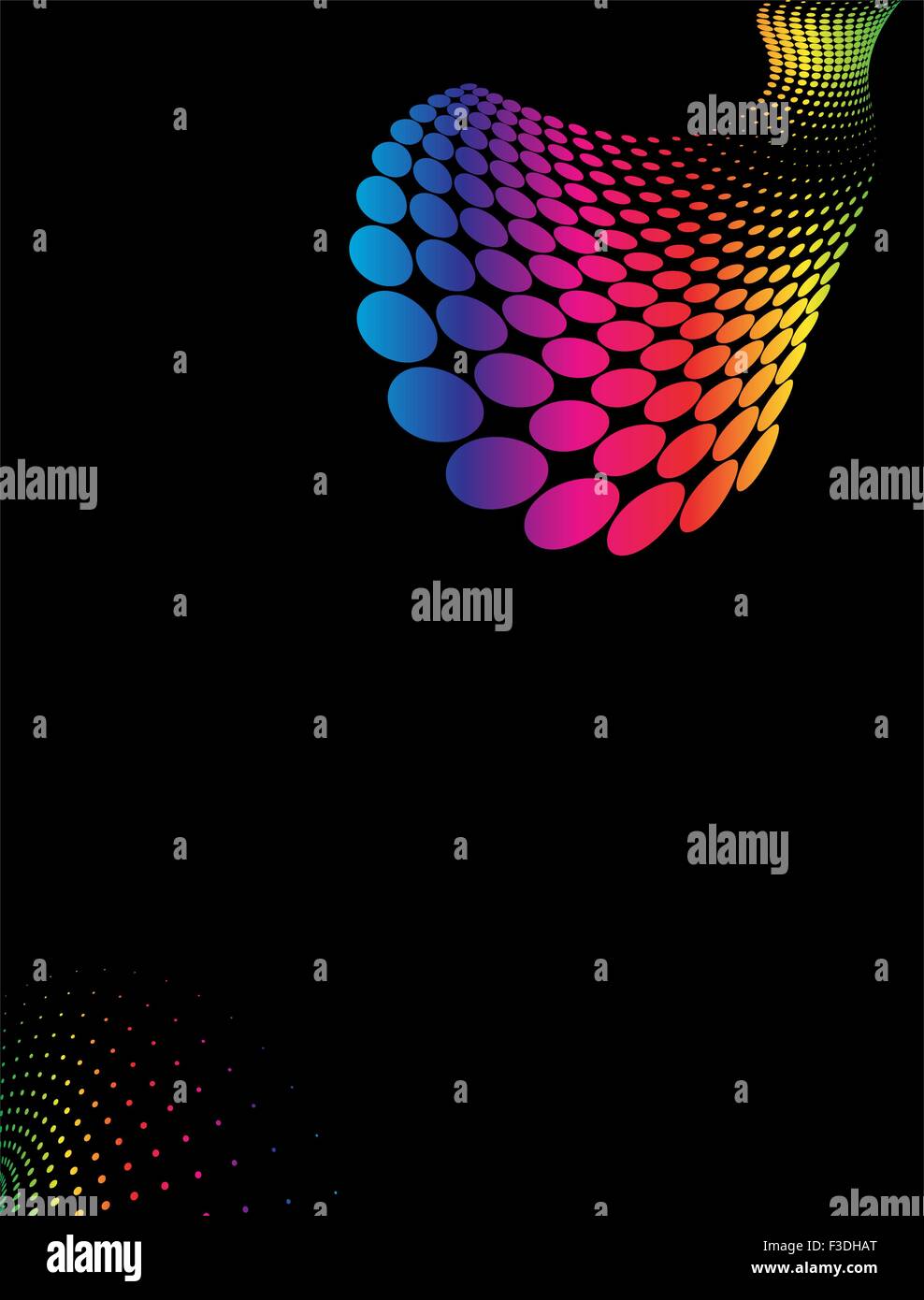 Background Composition, Web Template (Halftone) Vector Art Stock Vector ...