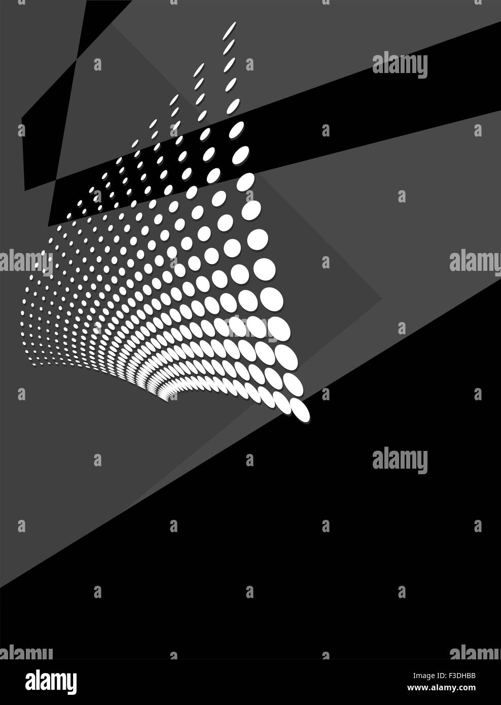 Background Composition, Web Template (Halftone) Vector Art Stock Vector ...