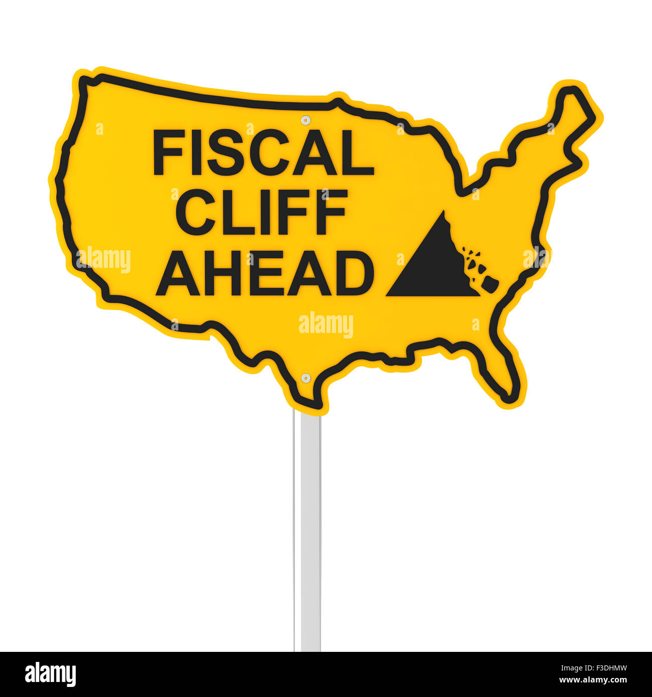 USA fiscal cliff Stock Photo - Alamy