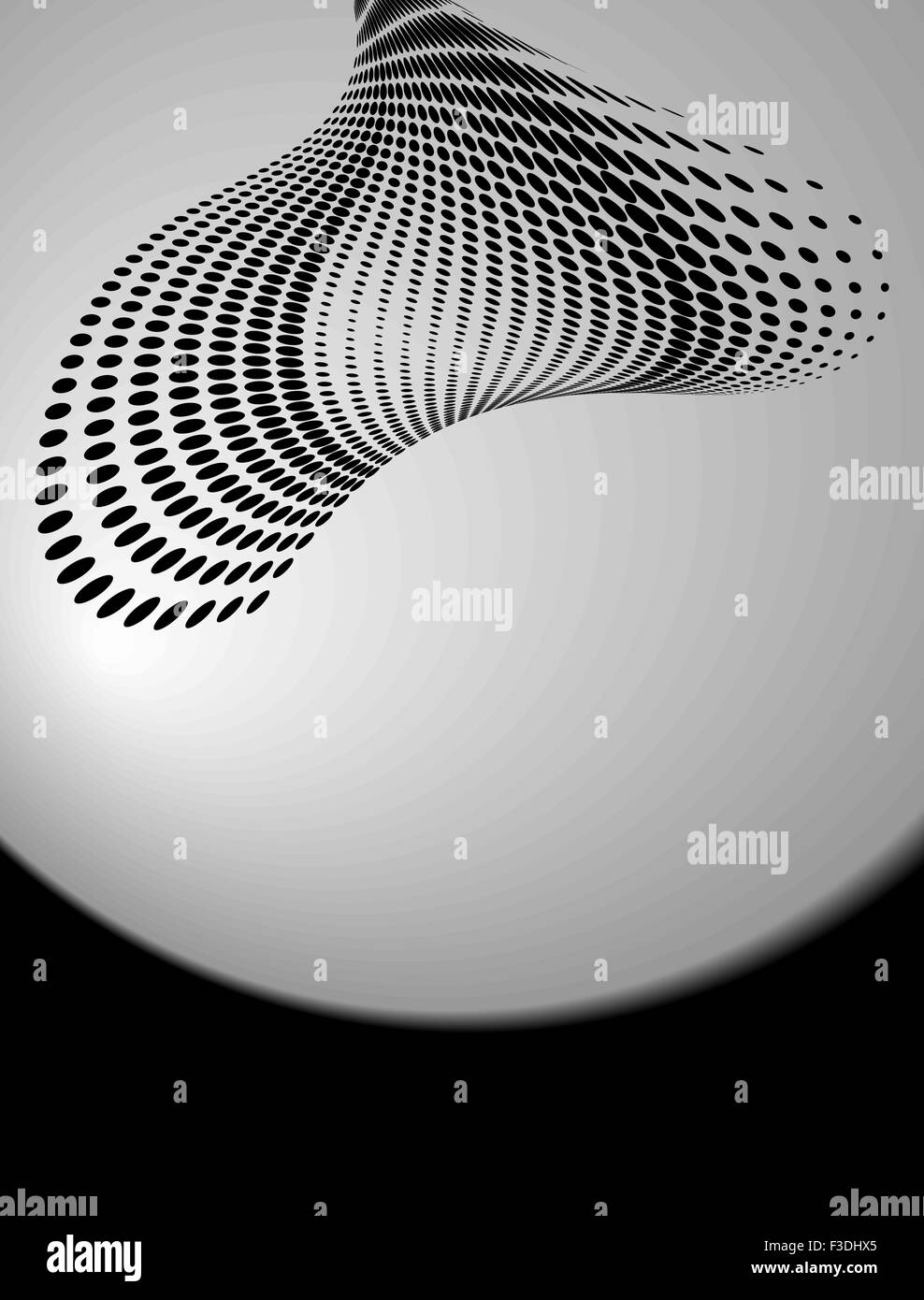 Background Composition, Web Template (Halftone) Vector Art Stock Vector ...