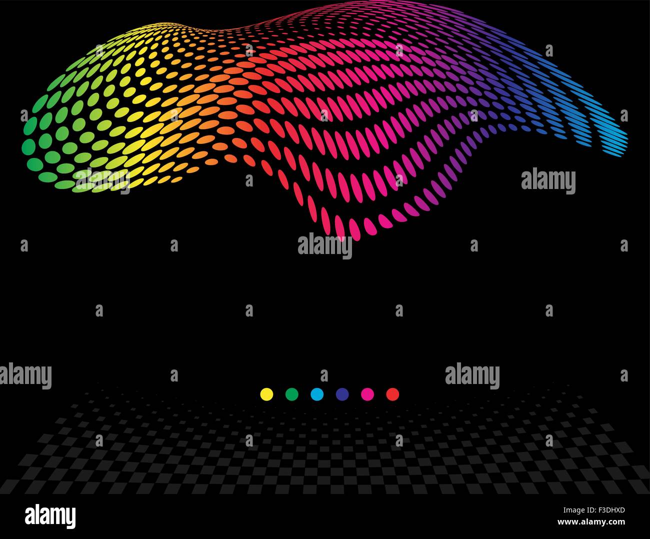 Background Composition, Web Template (Halftone) Vector Art Stock Vector ...