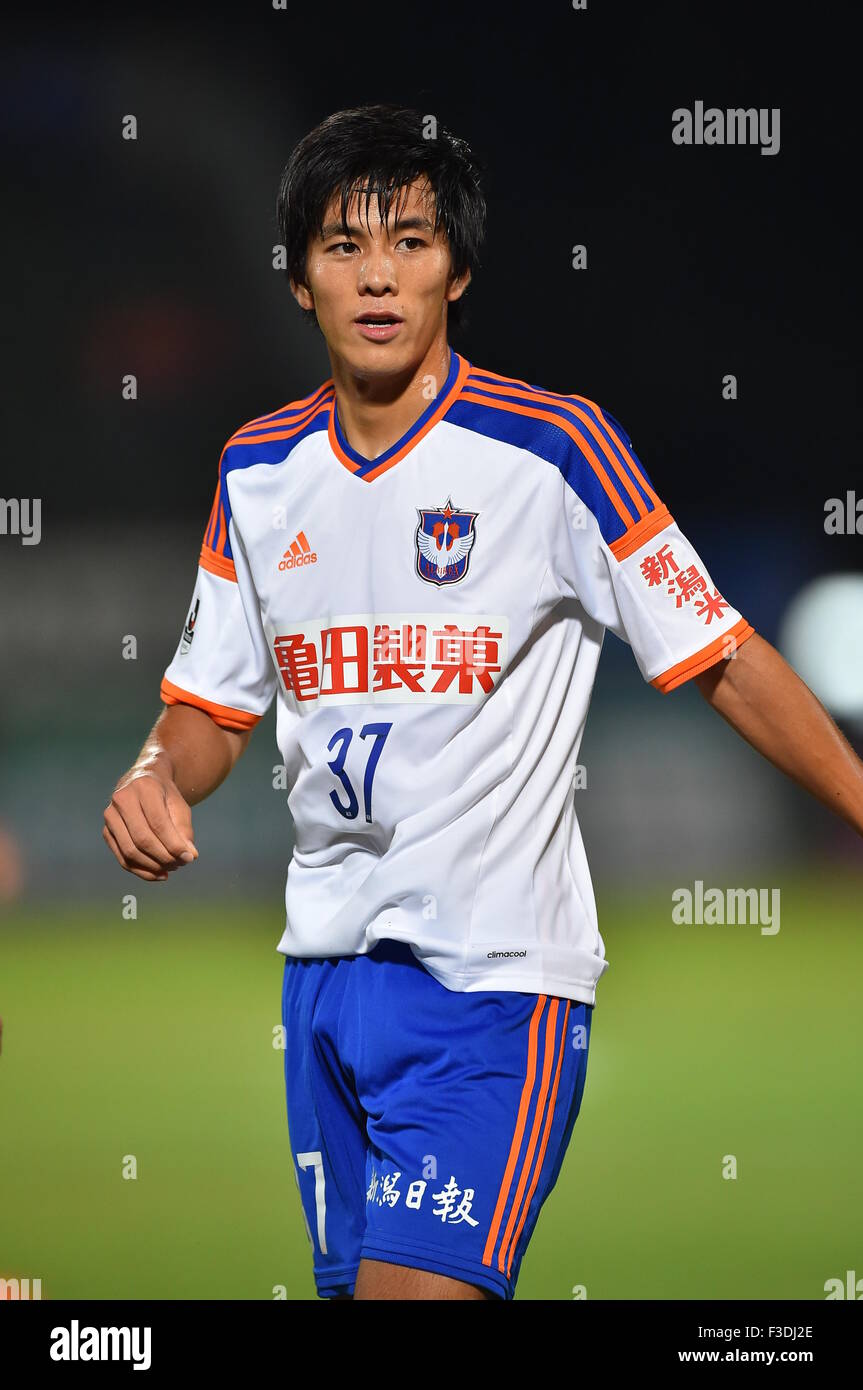 Yamanashi, Japan. 3rd Oct, 2015. Go Hayama (Albirex) Football/Soccer ...