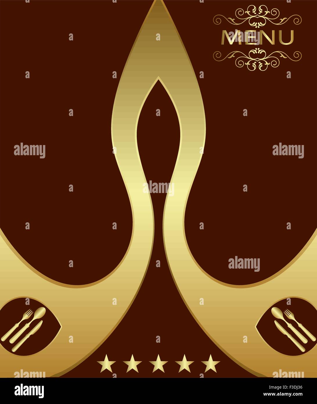 Menu Card Design Template Vector Art Stock Vector Image & Art - Alamy