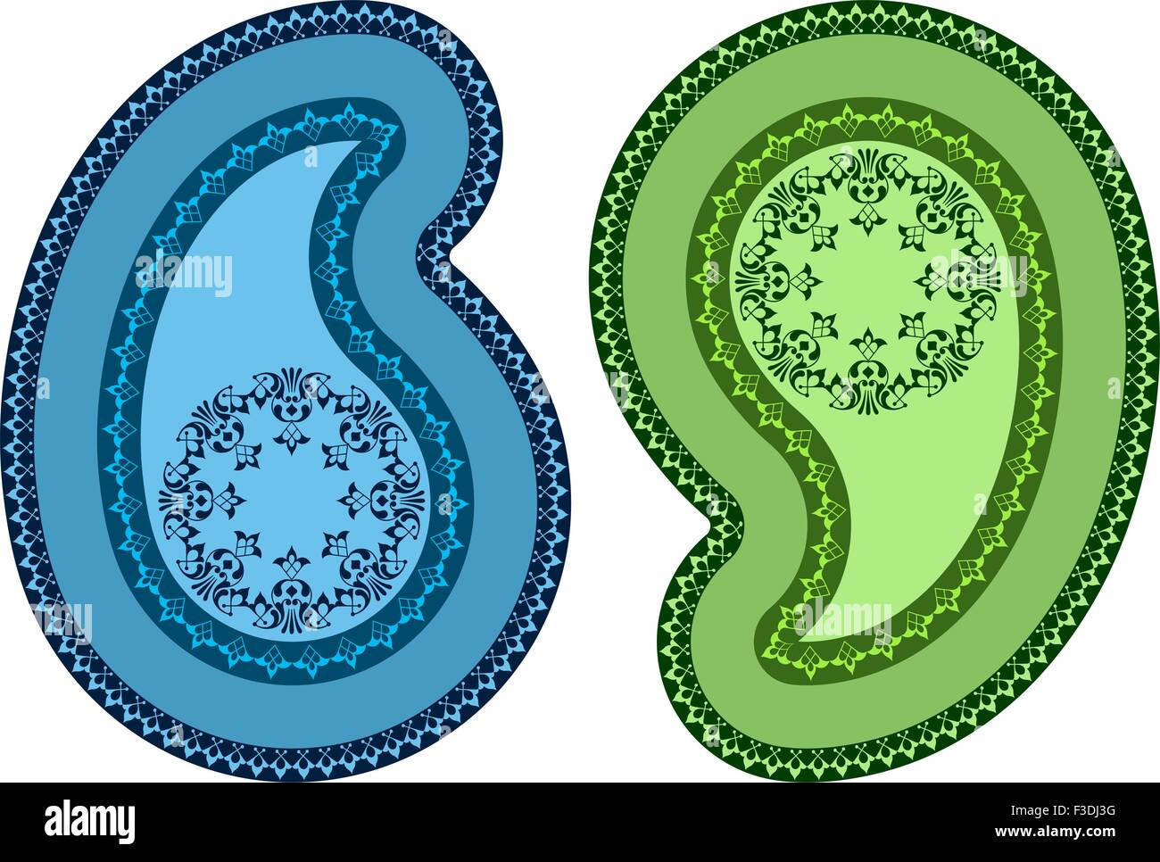 Paisley Design (Can Be Used For Textile, Batik Print) Vector Art Stock ...
