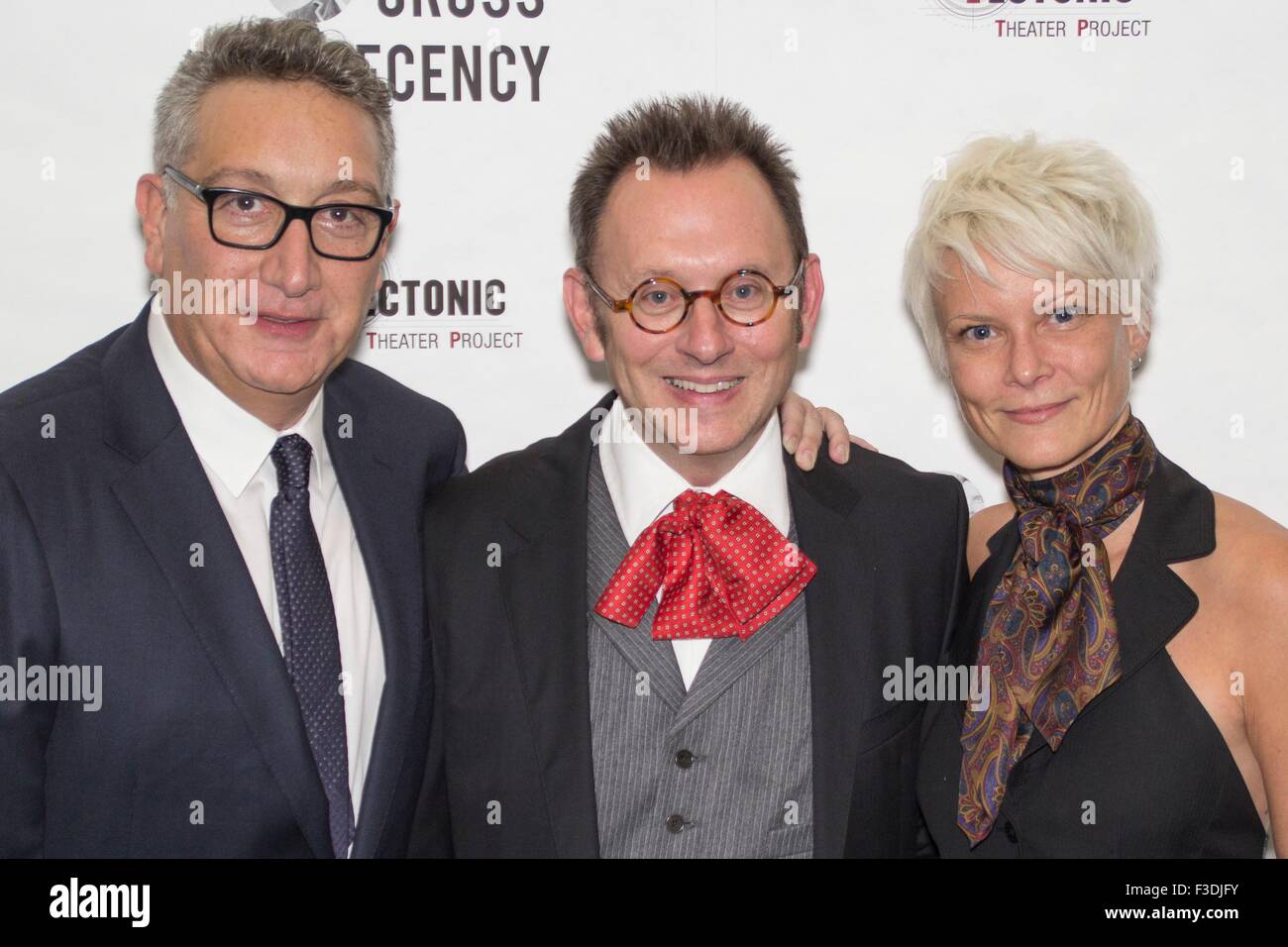 New York, NY, USA. 5th Oct, 2015. Moises Kaufman, Michael Emerson ...