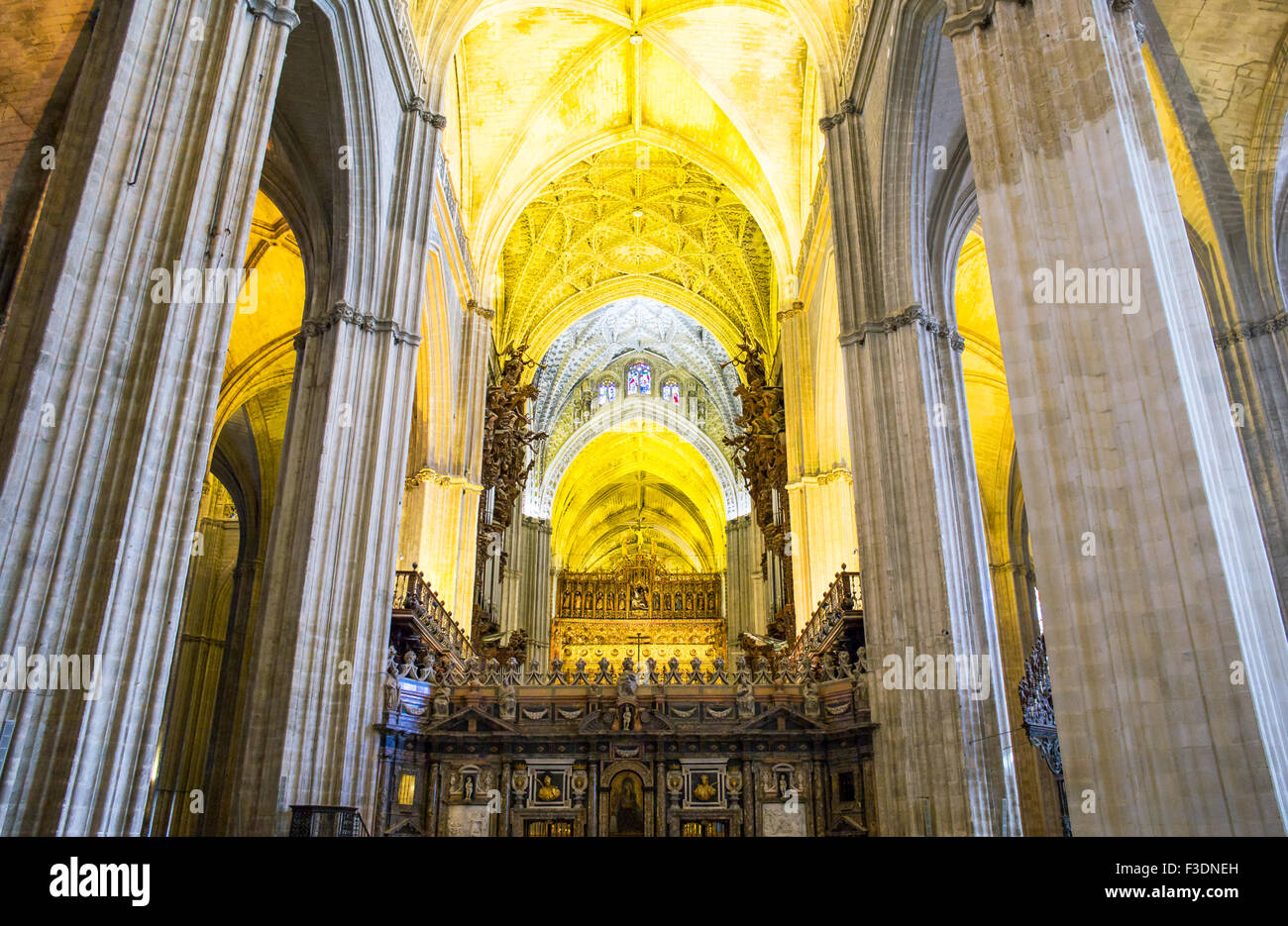 Seville cathedral inside hi-res stock photography and images - Alamy