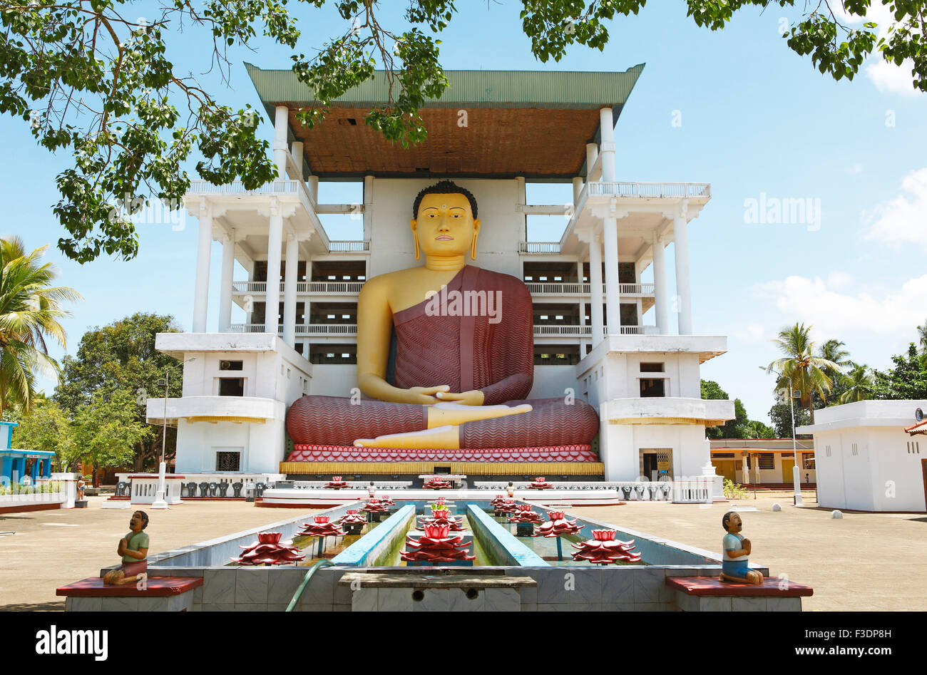 Big Buddha, Weherahana Temple, Matara, Southern Province, Ceylon, Sri ...