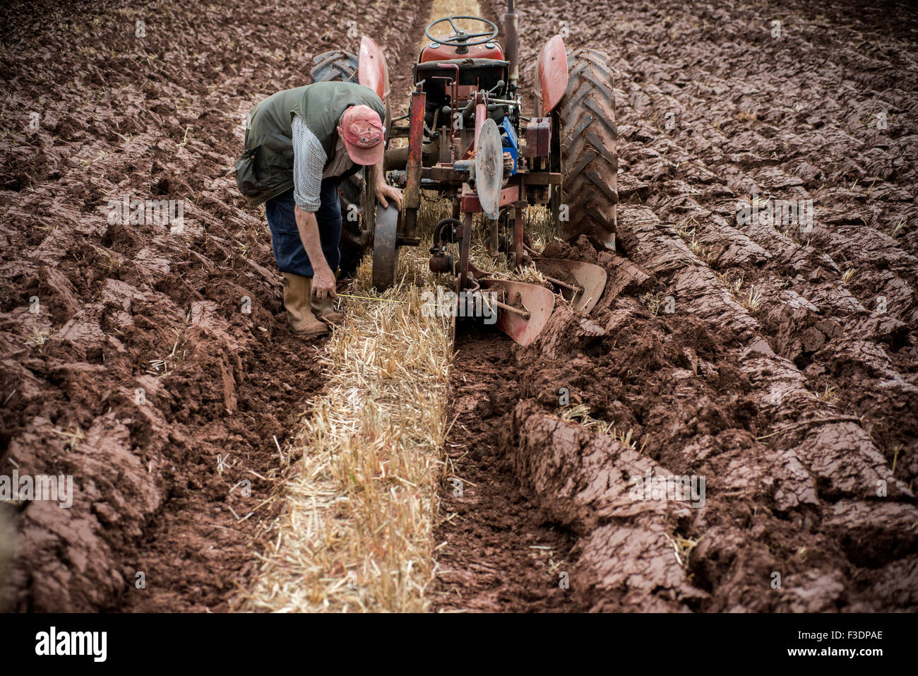 The Ploughing Match Stock Photo - Alamy