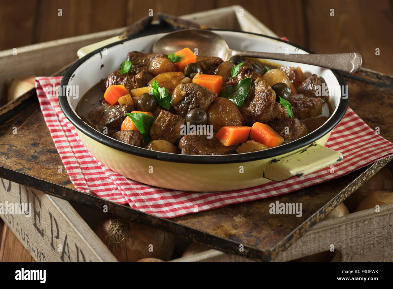 Daube de boeuf. French beef stew. France Food Stock Photo - Alamy