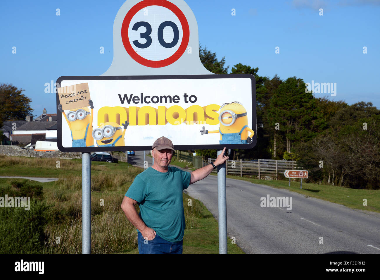 Local council want to remove minions sign form outside the village of ...