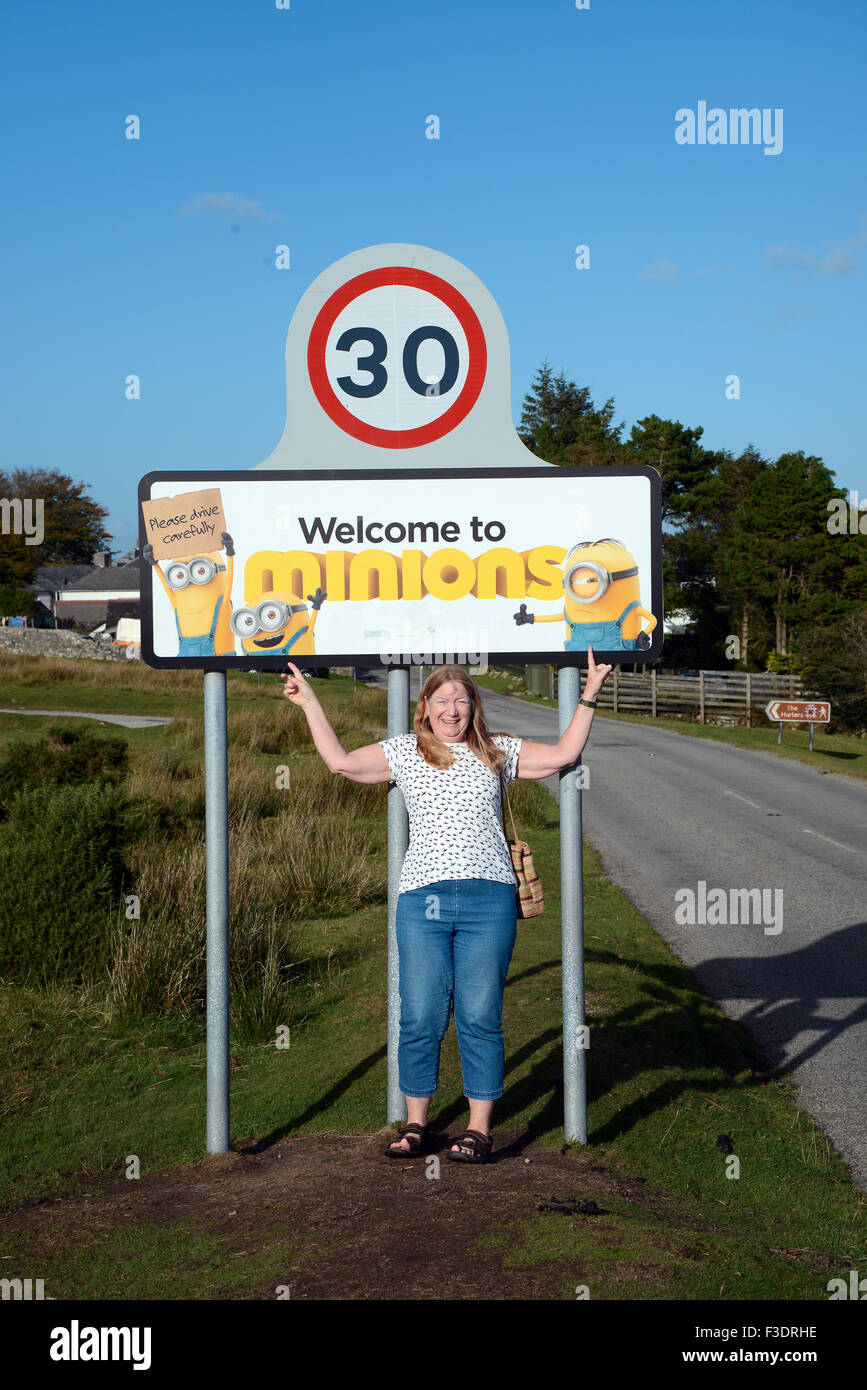 Devon road sign hi-res stock photography and images - Alamy