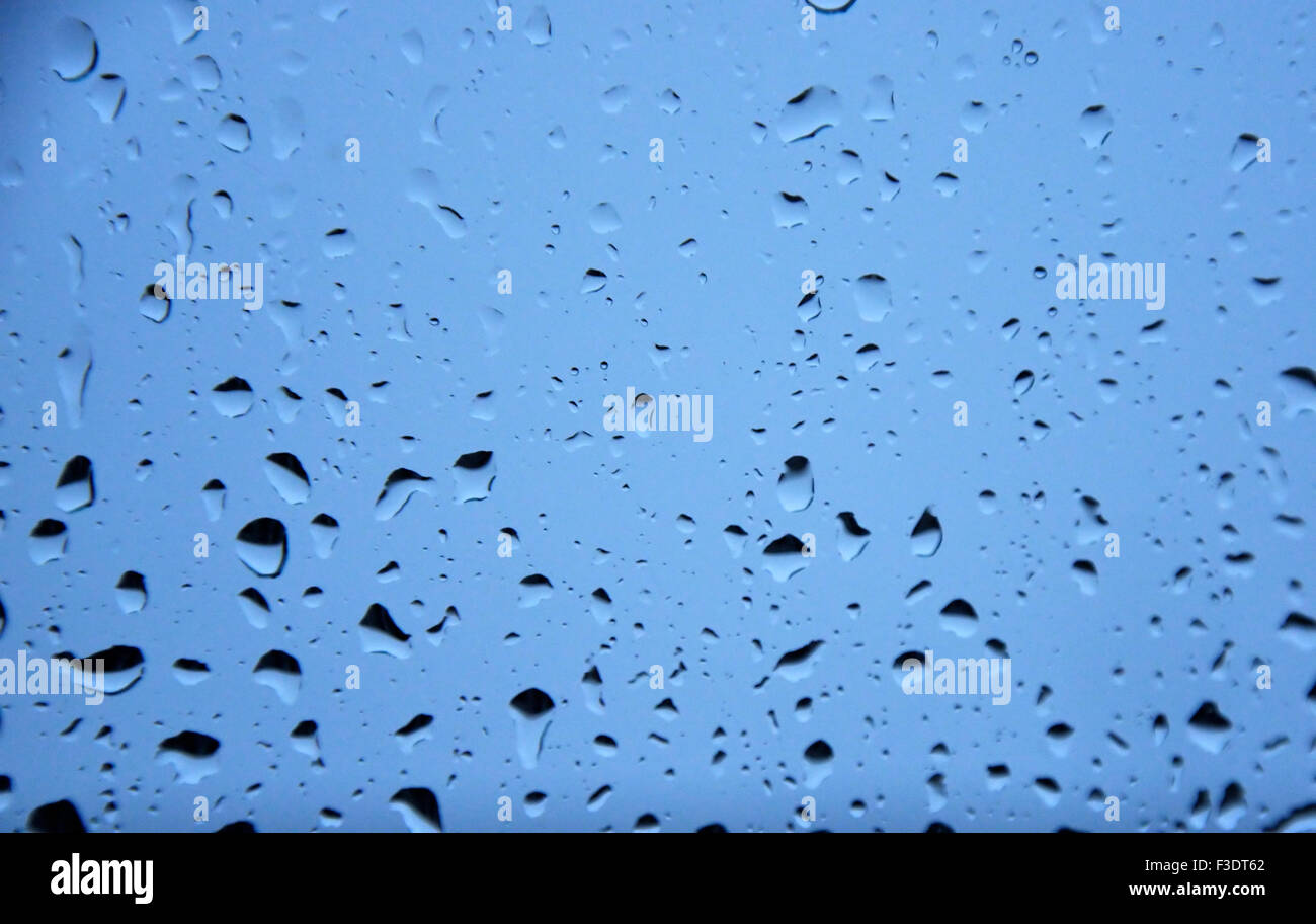 raindrops on window Stock Photo - Alamy